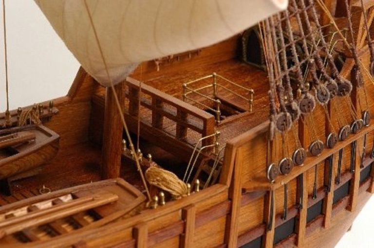 Santa Maria Model Ship, wooden boat ,historical,handcrafted ready made ...