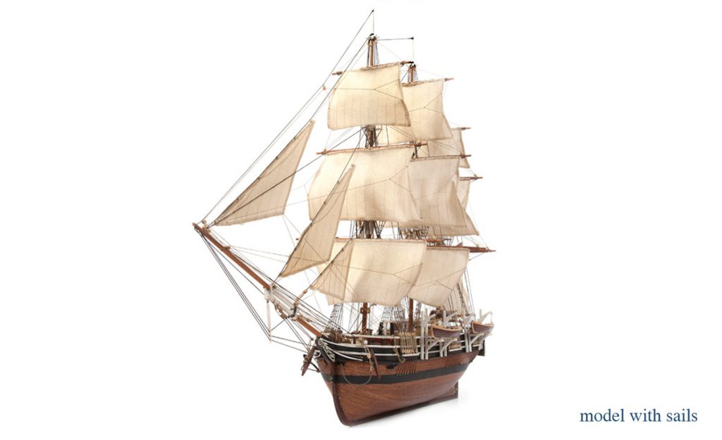 Essex Model Ship Kit (with Sails) – Occre (12006), Large Wooden Ship ...