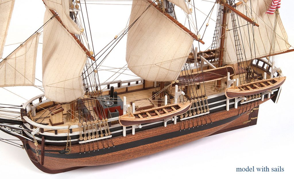 Essex Model Ship Kit (with Sails) – Occre (12006), Large Wooden Ship ...