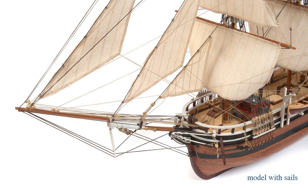 Essex Model Ship Kit (with Sails) – Occre (12006), Large Wooden Ship ...