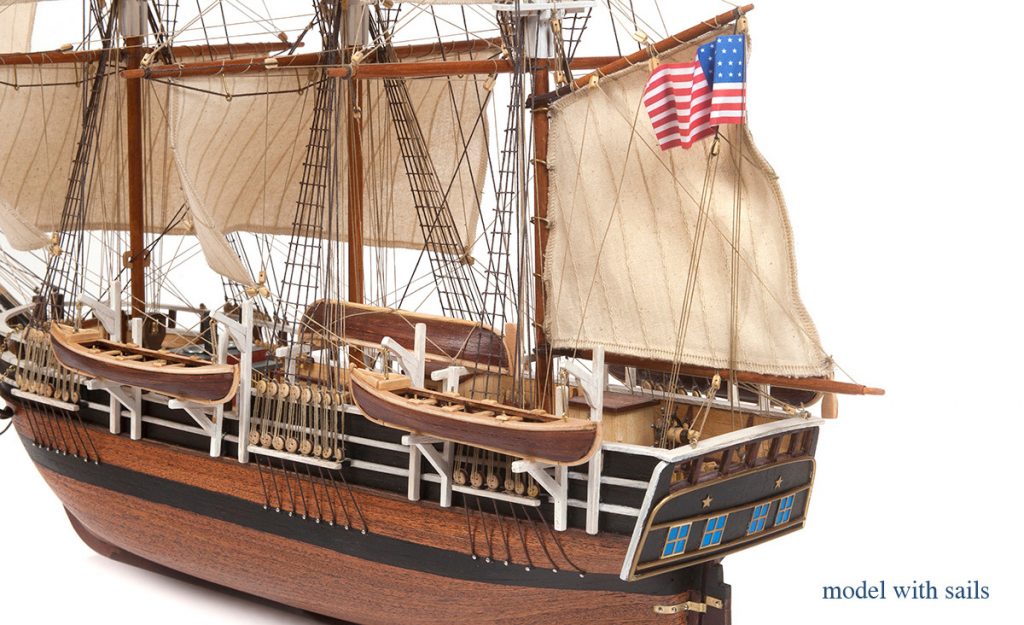 Essex Model Ship Kit (with Sails) – Occre (12006), Large Wooden Ship ...